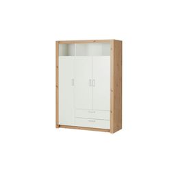H&ouml;ffner Kleiderschrank Julius wei&szlig; Ma&szlig;e (cm): B: 137 H: 195,5 T: 56.0 &raquo; H&ouml;ffner