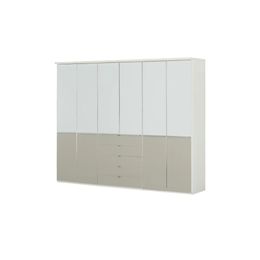 H&ouml;ffner Dreht&uuml;renschrank Velua 2 &brvbar; wei&szlig; &brvbar; Ma&szlig;e (cm): B: 300 H: 236 T: 58.0 &raquo; H&ouml;ffner