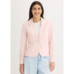 bonprix Kurzblazer mit Pattentaschen, rosa, Gr.42, Feminin geschnittener Kurzblazer mit tollen Pattentaschen.