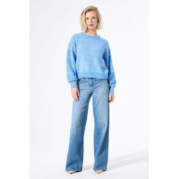 Garcia Pullover in Hellblau - 77% | Gr&ouml;&szlig;e XS | Damen-pullover-cardigans