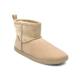 Groundies Leder-Barfu&szlig;schuhe "Cozy Boot" in Beige - 55% | Gr&ouml;&szlig;e 39 | Damen-stiefel