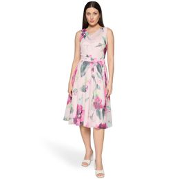 Vera Mont Kleid Damen Gr&ouml;&szlig;e 36 jade / pastellgr&uuml;n / pink / ros&eacute;