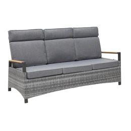 LC Garden Living-Sofa Keramo ca. 205x74x110 cm Natur-Grau/Anthrazit