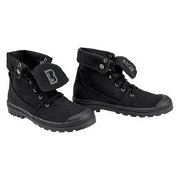 Brandit Military Canvas Sneaker High Boots schwarz, Gr&ouml;&szlig;e 46