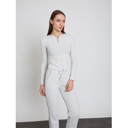 BGN 2tlg. Outfit in Hellgrau - 85% | Gr&ouml;&szlig;e 38 | Damen-pullover-cardigans