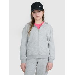 4F Sweatjacke in Grau - 40% | Gr&ouml;&szlig;e 158 | Kinder-sweatshirts-jacken