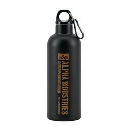 Alpha Industries Logo Water Bottle 500 ml schwarz