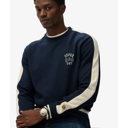 Superdry Herren Baumwolle Logo Grafik Athletic Club Crew Sweatshirt, Marineblau - Gr&ouml;&szlig;e: S 1040607500874I5E001