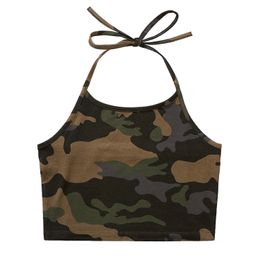 Brandit Ladies Neckholder Top darkcamo, Gr&ouml;&szlig;e XL