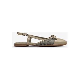 Unisa Leder-Slingballerinas in Beige - 54% | Gr&ouml;&szlig;e 39 | Damen-ballerinas