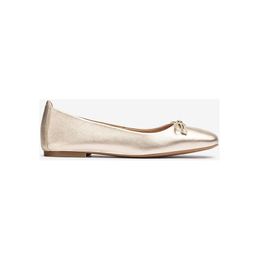Unisa Leder-Ballerinas in Gold - 59% | Gr&ouml;&szlig;e 36 | Damen-ballerinas