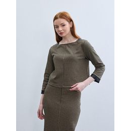 BGN Bluse in Taupe/ Schwarz - 79% | Gr&ouml;&szlig;e 38 | Damen-blusen