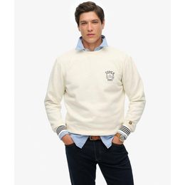 Superdry Herren Athletic Club Crew Sweatshirt White - Gr&ouml;&szlig;e: XL 104060750087471D004