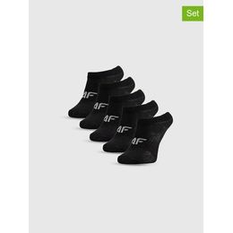 4F 5er-Set: Socken in Schwarz - 28% | Gr&ouml;&szlig;e 35-37 | Kinder-socken-strumpfhosen