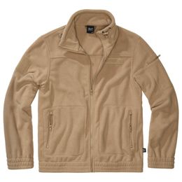 Brandit Fleecejacke Combat camel, Gr&ouml;&szlig;e XL