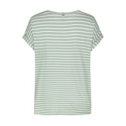 Sublevel Shirt in Gr&uuml;n/ Wei&szlig; - 75% | Gr&ouml;&szlig;e L | Damen-tops