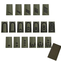Bundeswehr Rangabzeichen Heer mit Klett oliv/schwarz, Dienstgrad Stabsfeldwebel