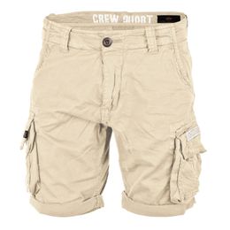 Alpha Industries Crew Shorts jetstream white, Gr&ouml;&szlig;e 36