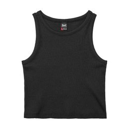 Brandit Ladies Ripp-Tanktop Ela schwarz, Gr&ouml;&szlig;e XS