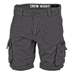 Alpha Industries Crew Shorts vintage grey, Gr&ouml;&szlig;e 32