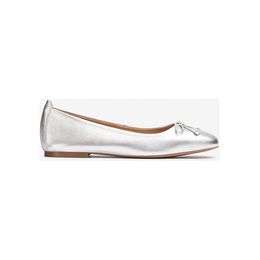 Unisa Leder-Ballerinas in Silber - 58% | Gr&ouml;&szlig;e 38 | Damen-ballerinas