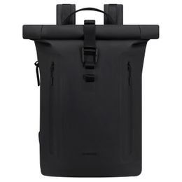 Laptoprucksack Samsonite "COATIFY BIZ ROLLTOP BACKPACK 15.6", Gr. B/H/T: 29cm x 44cm x 14cm, schwarz, Polyester, unifarben, Rucks&auml;cke Laptoprucksack, Rucksack Freizeitrucksack Cityrucksack Backpack Schulrucksack