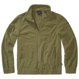 Brandit Fleecejacke Combat oliv, Gr&ouml;&szlig;e L