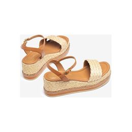 Unisa Keilsandaletten in Hellbraun/ Beige - 52% | Gr&ouml;&szlig;e 41 | Damen-sandalen