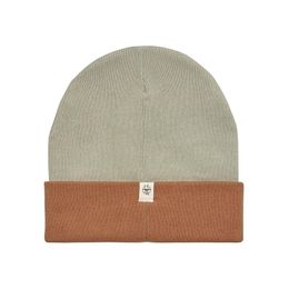 L&auml;ssig L&auml;ssig Beanie in Khaki/ Hellbraun - 14% | Gr&ouml;&szlig;e 52-56 cm | Kindermuetzen