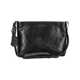 Umh&auml;ngetasche Burkely "Burkely Taschen Leder", Damen, Gr. onesize, schwarz, Leder, Taschen Umh&auml;ngetasche