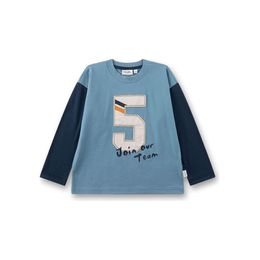 Sanetta Kidswear Longsleeve in Hellblau/ Dunkelblau - 46% | Gr&ouml;&szlig;e 104 | Kinder-longsleeves