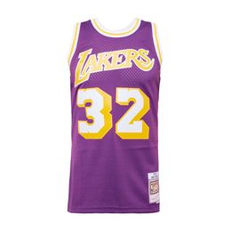 Mitchell & Ness Mitchell & Ness Sporttop 'LOS ANGELES LAKERS - MAGIC JOHNSON' Herren Gr&ouml;&szlig;e XXL goldgelb / aubergine / wei&szlig;