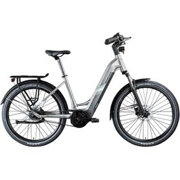 Z&uuml;ndapp E-Bike Z&Uuml;NDAPP "X850" Gr. 48, grau, Elektrofahrr&auml;der, 48cm, 27,5 Zoll (69,85cm), Pedelec, Elektrofahrrad f&uuml;r Damen und Herren