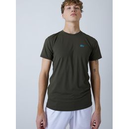 Sportkind Funktionsshirt 'Rundhals' Herren Gr&ouml;&szlig;e S khaki
