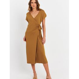 Cool & Sexy Kleid Damen Gr&ouml;&szlig;e 40 camel Winterkleid