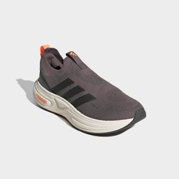 Herren Walkingschuh "CLOUDFOAM CUXXION SOCKEN", adidas Sportswear, Gr. 42,5charcoal, carbon, lucid orange, Synthetik, Schuhe