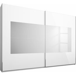 Schwebet&uuml;renschrank Rauch "Kleiderschrank Schrank Garderobe W&auml;scheschrank Ankleide X-TEND", wei&szlig; (alpinwei&szlig;, front hochglanz wei&szlig;), B:270cm H:223cm T:69cm, Holzwerkstoff, Schr&auml;nke, Schwebet&uuml;renschrank, modernes Design Front in Rahmenoptik Hochglanz Wei&szlig; MADE IN GERMANY