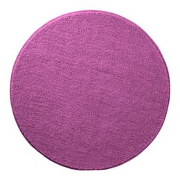 Badematte OTTO HOME "Vanessa, Badvorleger, Badezimmer Teppich" Gr. 7, lila (beere), H:10mm, Polyester, Badematten, Badematte, Badteppich, weiche Haptik, unifarben