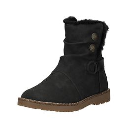 Stiefelette Blowfish "Blowfish Stiefelette Lederimitat/Textil", Damen, Gr. 38, schwarz, Lederimitat, Textil, Schuhe Stiefelette
