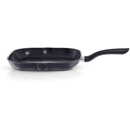 Grillpfanne Fissler "Cenit", schwarz, &Oslash;:28cm, Pfannen, &Oslash; 28 cm, mit ergonomischem Griff, Induktion, Made in Italy