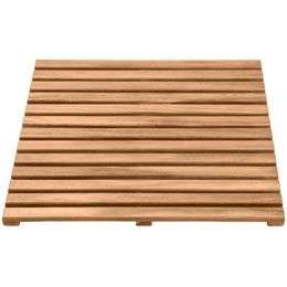 Saunabodenrost Wenko "Acacia", beige (natur, holzfarben), H:25mm, Badematten, BxL: 55 x 85 cm