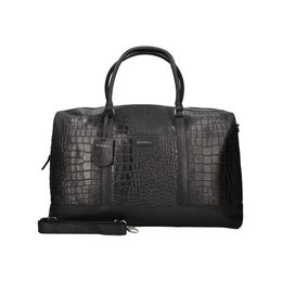 Henkeltasche Burkely "Burkely Taschen Leder", Herren, Gr. onesize, schwarz, Leder, Taschen