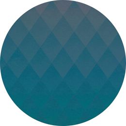 Vliestapete Komar "Vlies selbstklebend - Lucy with Diamonds - Gr&ouml;&szlig;e 125 x 125 cm", blau (t&uuml;rkis), B:125m L:125m, Vlies, Tapeten, Wohnzimmer, Schlafzimmer