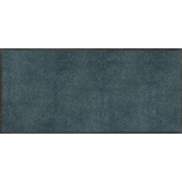 Teppich "und L&auml;ufer Denim Blue", blau, B:35cm H:9mm L:75cm, Obermaterial: 100% Polyamid, wash+dry by Kleen-Tex, Teppiche, Teppich