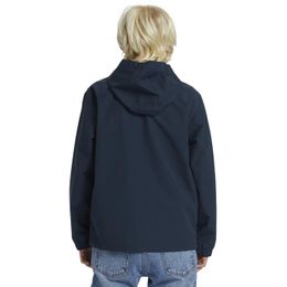 Outdoorjacke Quiksilver "Rain Cloud", Jungen, Gr. 12, blau (schwarz navy), Obermaterial:65% Walkfrottier, 35% Nylon;, Jacken Outdoorjacke