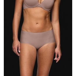 Panty Triumph "Body Make-Up Illusion", Damen, Gr. 46, braun (chocolate mousse), Microtouch, Obermaterial: 80% Polyamid, 20% Elasthan, k&ouml;rpernah, Unterhosen Panty, nahtlos, Microfaser, weicher Bund, gepr&auml;gtes Logo