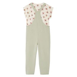 Vertbaudet 2tlg. Outfit in Gr&uuml;n/ Creme - 30% | Gr&ouml;&szlig;e 134 | Kinderhosen
