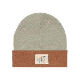 L&auml;ssig L&auml;ssig Beanie in Khaki/ Hellbraun - 14% | Gr&ouml;&szlig;e 52-56 cm | Kindermuetzen
