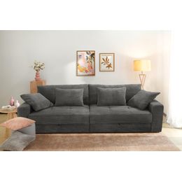 Jockenh&ouml;fer Big-Sofa JOCKENH&Ouml;FER GRUPPE "Space XL, B: 284 cm", grau 426, 09, B:284cm T:113cm, Korpus: 100% Polyester;Kissen: 100% Polyester, Sofas, Big-Sofa, Mega-Sofa mit Bettkasten & 4 Zierkissen
