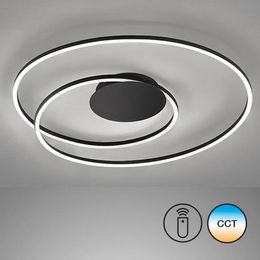 Fischer und Honsel FISCHER & HONSEL LED Deckenleuchte "Holy", beige (sandschwarz), 1, &Oslash; 68cm, 1 Stk., Leuchten, LED Deckenleuchte